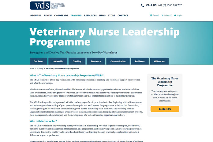 VDS launches Veterinary Nurse Leadership Programme - VetNurse News ...